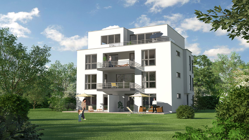 3D Visualisierung Mehrfamilienhaus in Krefeld und Moers